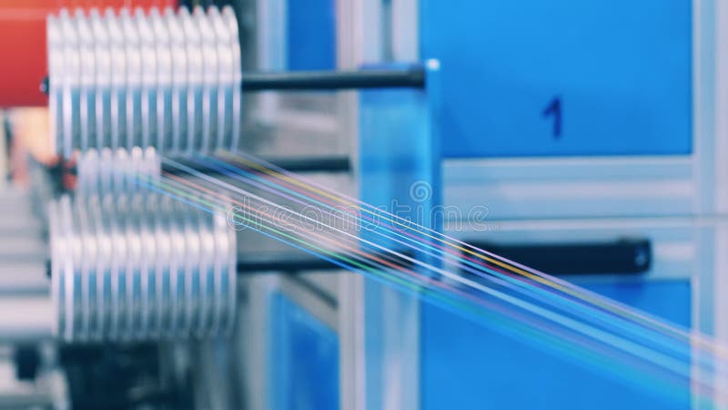 Electrical Thin Wires in a Fabric Winding To Improve Quality Stock ...