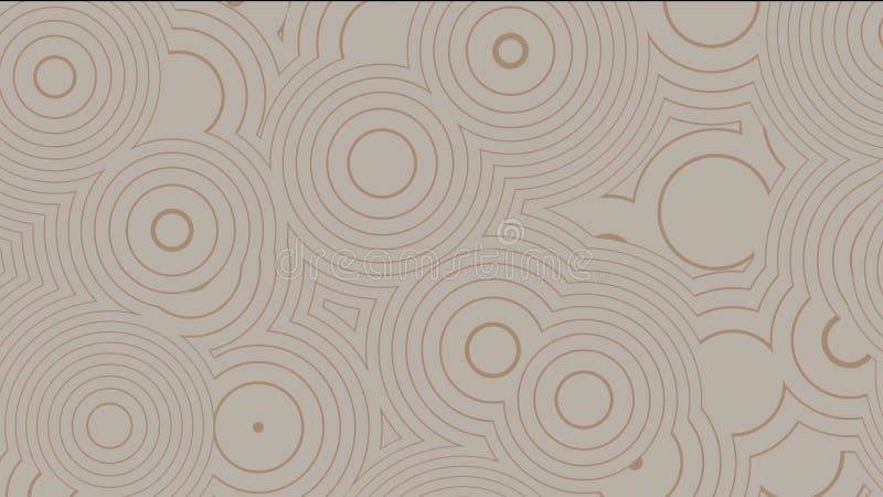 Thin Concentric Circle Lines on Brown Background, Abstract Organic ...