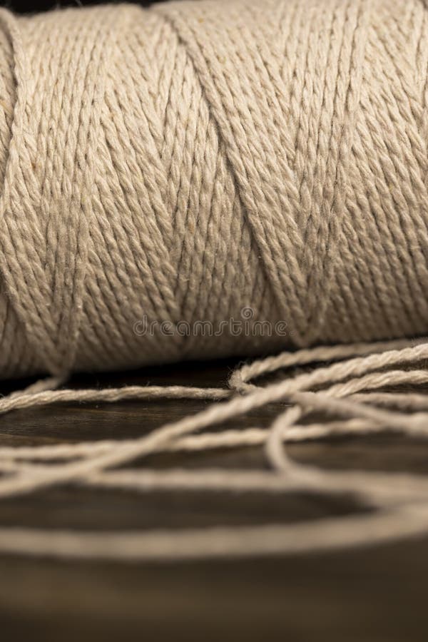 Thin Cotton Thread for Use in Cooking Stock Photo - Image of concept ...