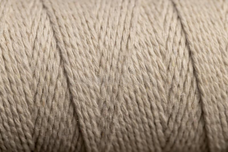 Thin Cotton Thread for Use in Cooking Stock Image - Image of fiber ...