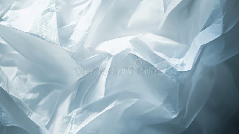 Thin Crumpled Translucent Tissue Paper with Ethereal Backlight Stock ...