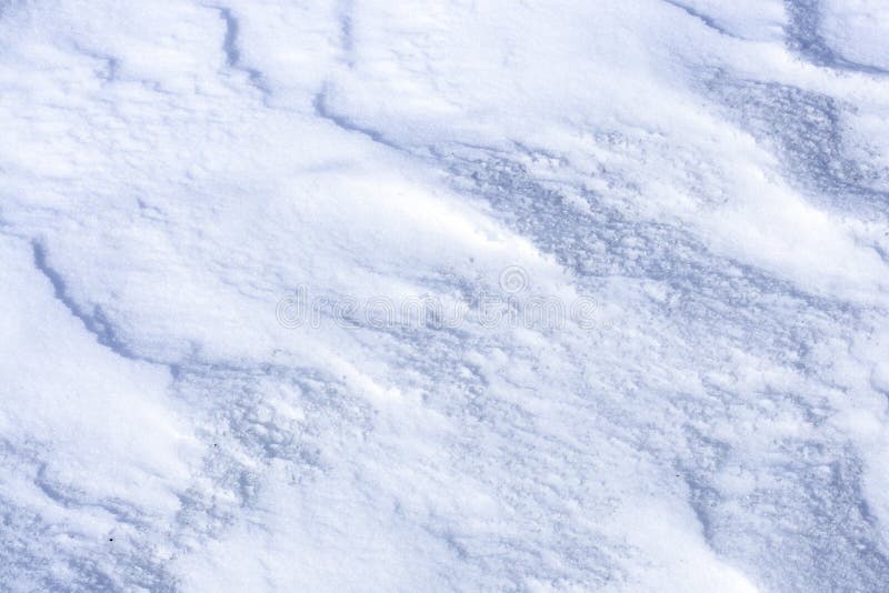 Thin Crust of Ice Over Snow Stock Photo - Image of background, abstract ...
