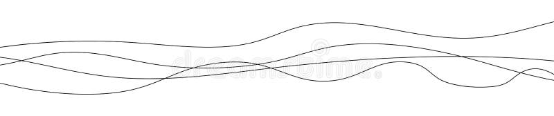 Thin curved wavy lines stock vector. Illustration of structure - 349020124
