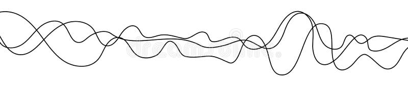 Thin curved wavy lines stock vector. Illustration of dynamic - 319918166