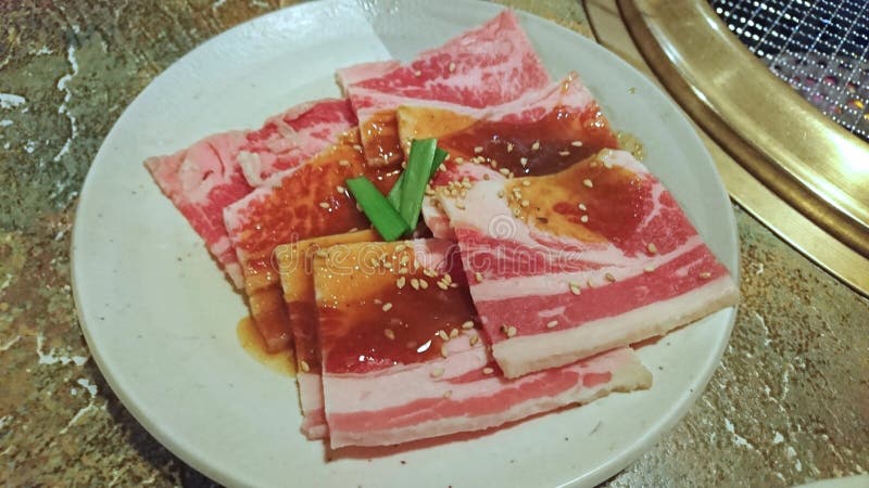 Thin Cut Beef, Get Ready for a Delicious Grill Stock Photo - Image of ...