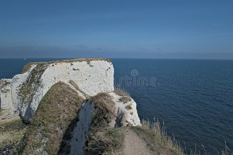 Narrow cliff tops. stock photo. Image of thin, formation - 137745482