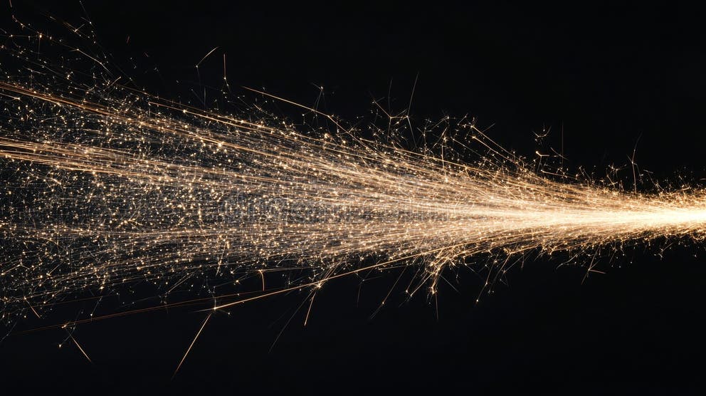 Thin Elegant Firework Burst Sparkles Stock Photo - Image of event ...