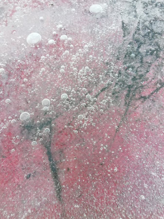 Various Details of the Surface Ice Stock Photo - Image of crystal ...