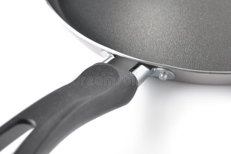 Thin frying pan close stock photo. Image of aluminum - 17981866