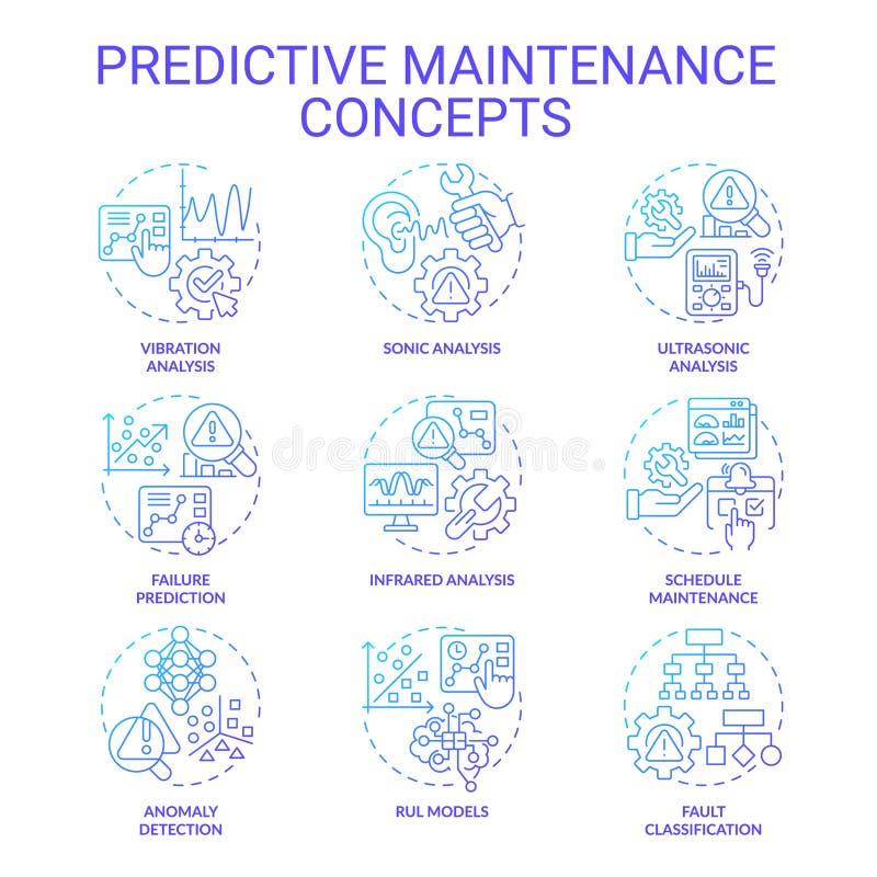 Thin Gradient Waste Management Icon Concept Stock Vector - Illustration of reduce, concept ...