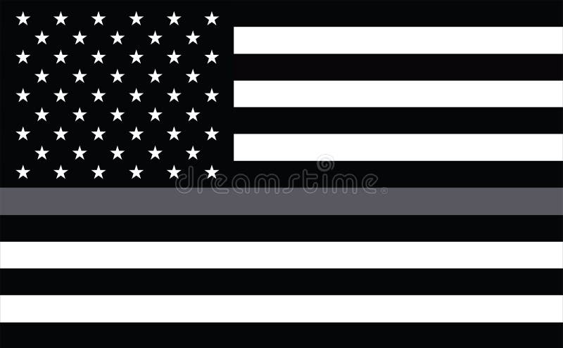 Thin Grey Line Flag for Corrections Officers. Support for Corrections ...