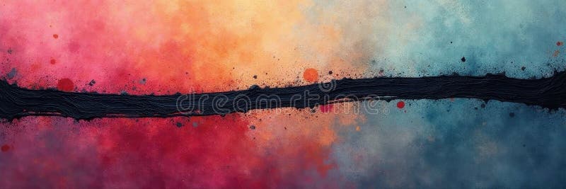 Thin, Irregular Black Streaks Across Faded Surface, Chaotic, Messy ...