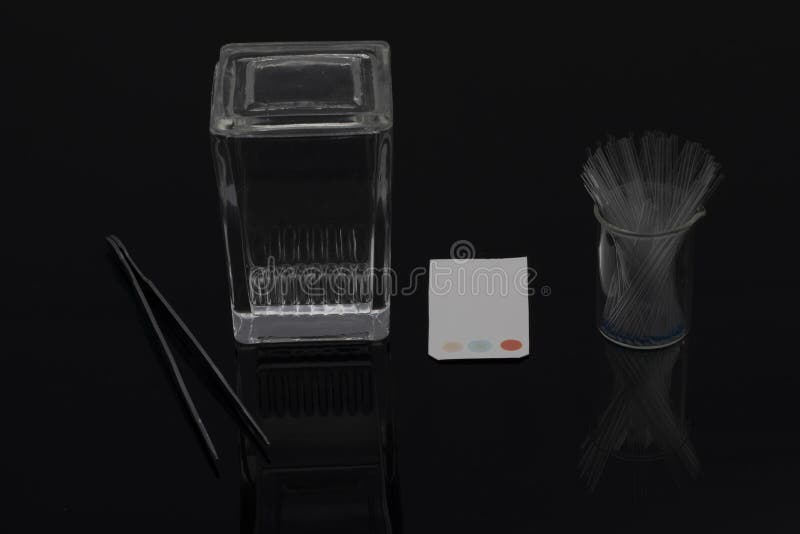 Thin Layer Chromatography Equipments Include Jar, Silica Gel, Capillary ...