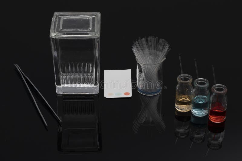 Thin Layer Chromatography Equipments Include Jar, Silica Gel, Capillary ...