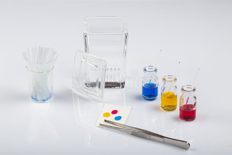 Thin Layer Chromatography Equipments Include Jar, Silica Gel, Capillary ...