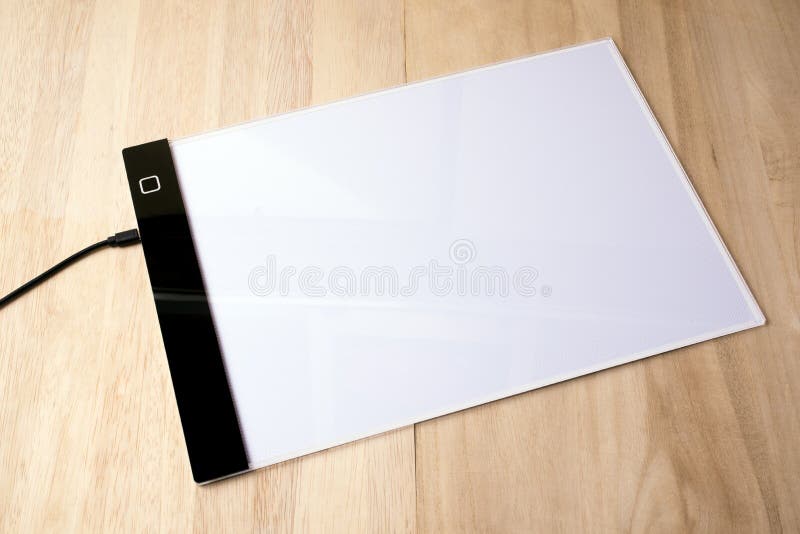 Thin LED light box stock photo. Image of emit, economical - 124076692