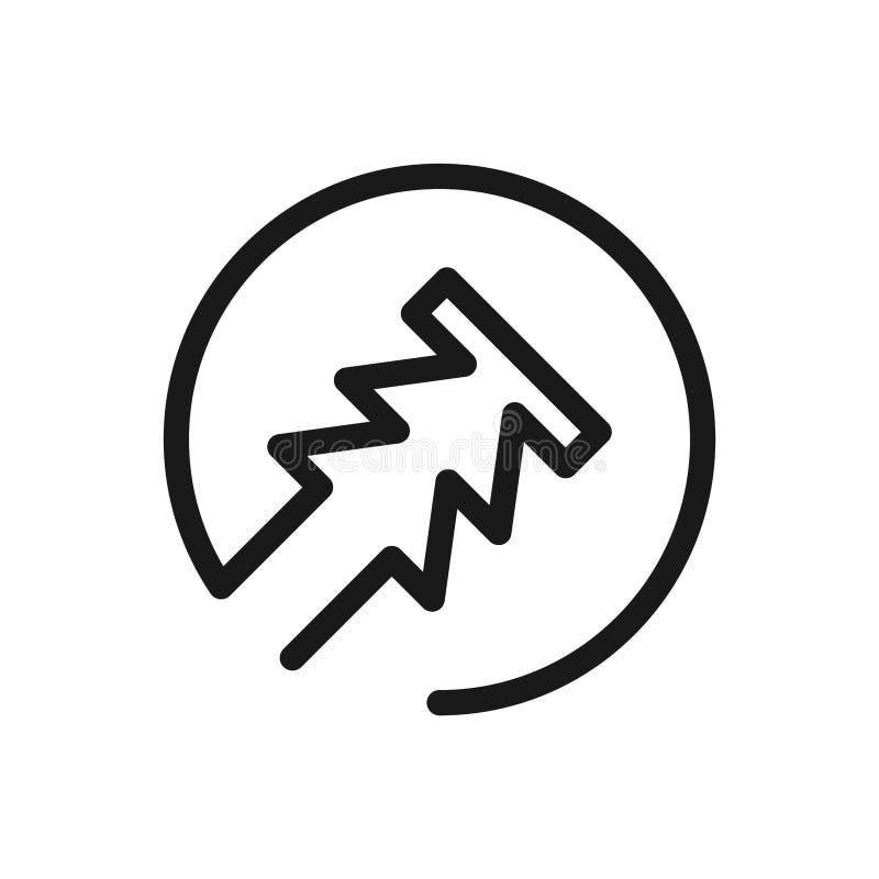 Thin line arrow symbol stock vector. Illustration of design - 260587434