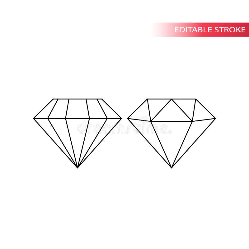 Traditional Diamond Outline