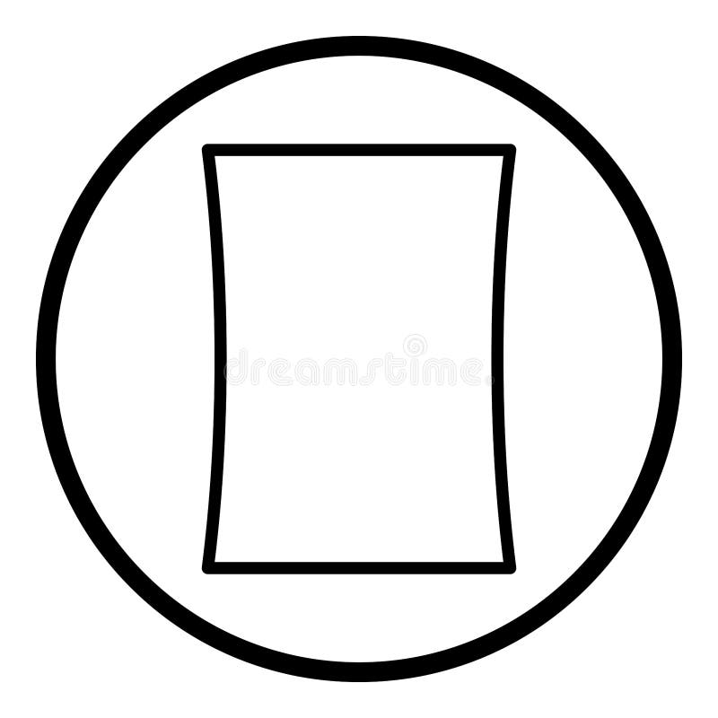 Thin line stop button stock vector. Illustration of flat - 257913428