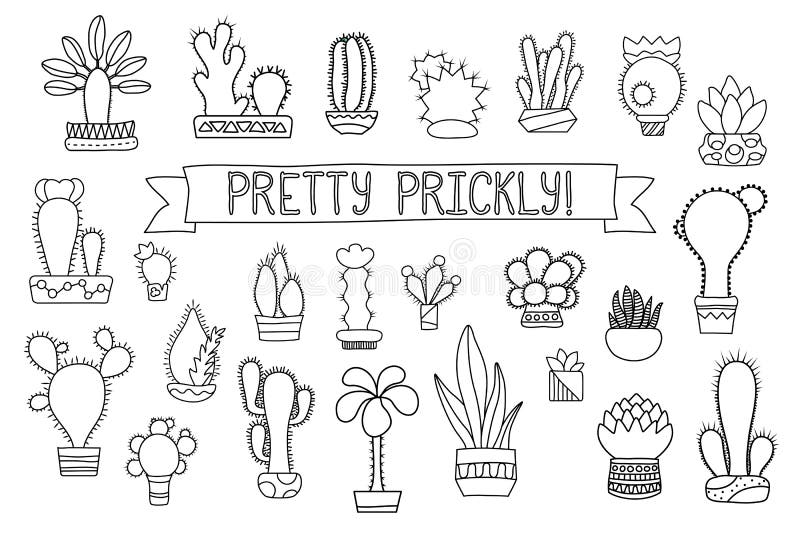 Succulent Line Art Stock Illustrations 9 541 Succulent Line Art Stock