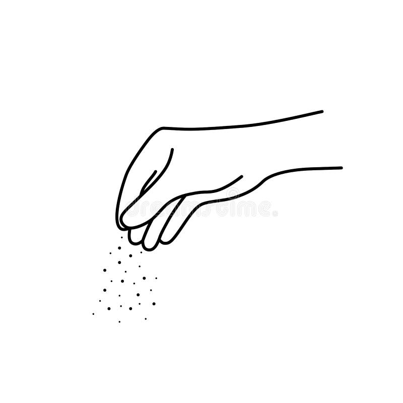 Salt Outline Stock Illustrations – 10,488 Salt Outline Stock ...