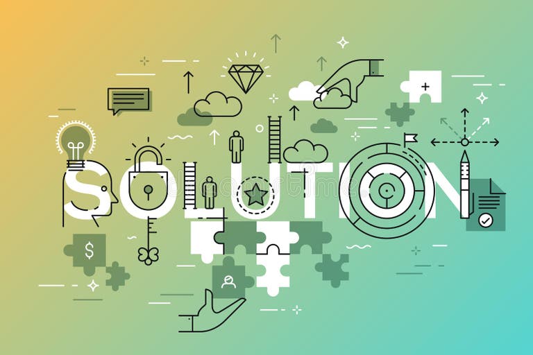 Solutions Banner Stock Illustrations – 8,246 Solutions Banner Stock ...