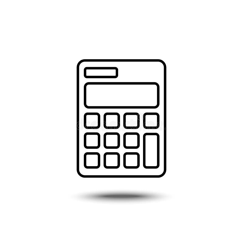 Single Line Calculator Stock Illustrations – 898 Single Line Calculator ...