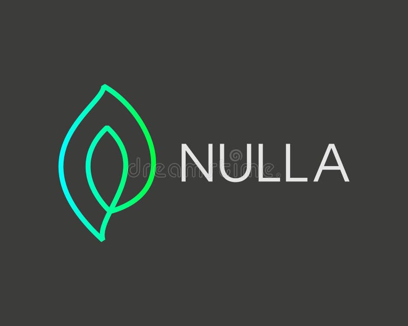 Thin Line Leaf Loop Vector Icon Logo Design Template. Minimalistic ...