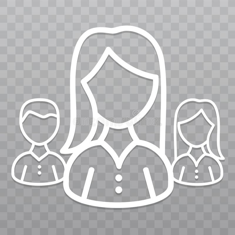 Woman Leader Linear Icon Stock Illustrations – 1,143 Woman Leader ...