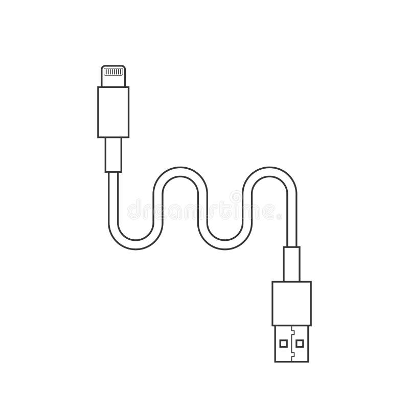 Lightning Connector Stock Illustrations – 1,512 Lightning Connector ...