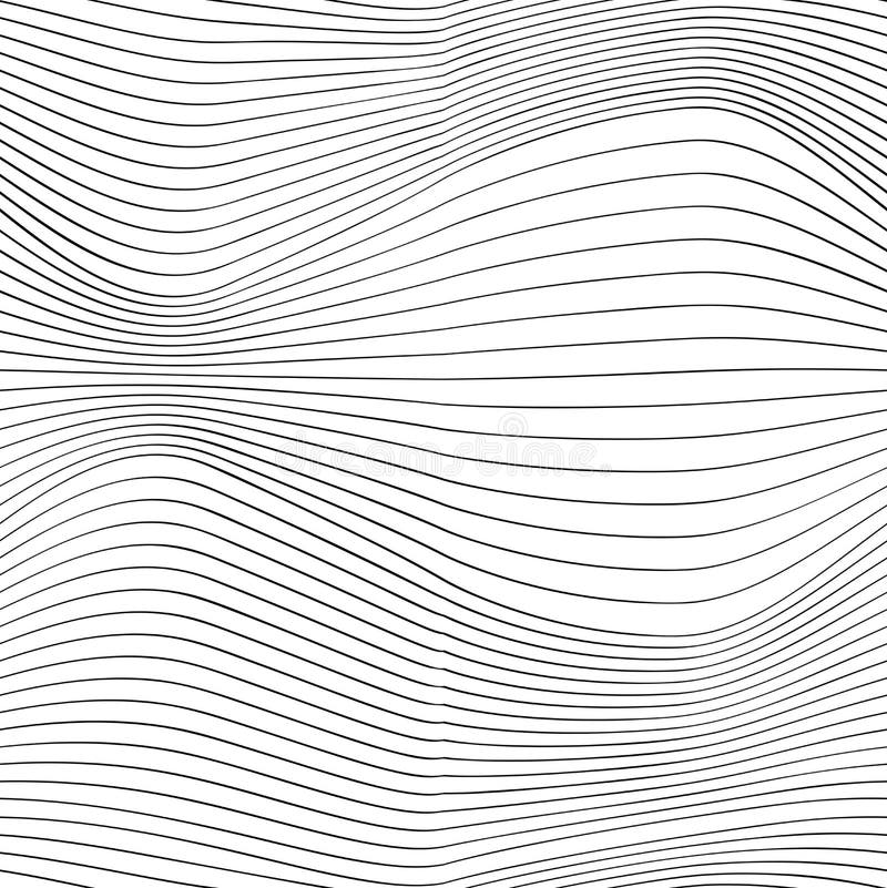 Thin Line Waves, Elegant Optical Design, Vector Stock Vector ...