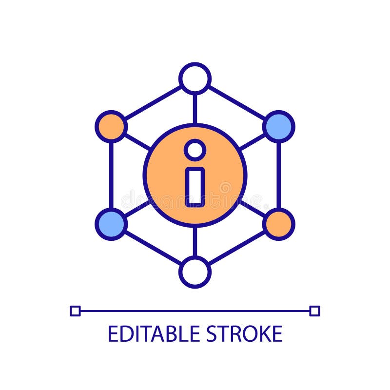 2D Thin Linear Colorful Fight Greenwashing Icon Stock Illustration ...