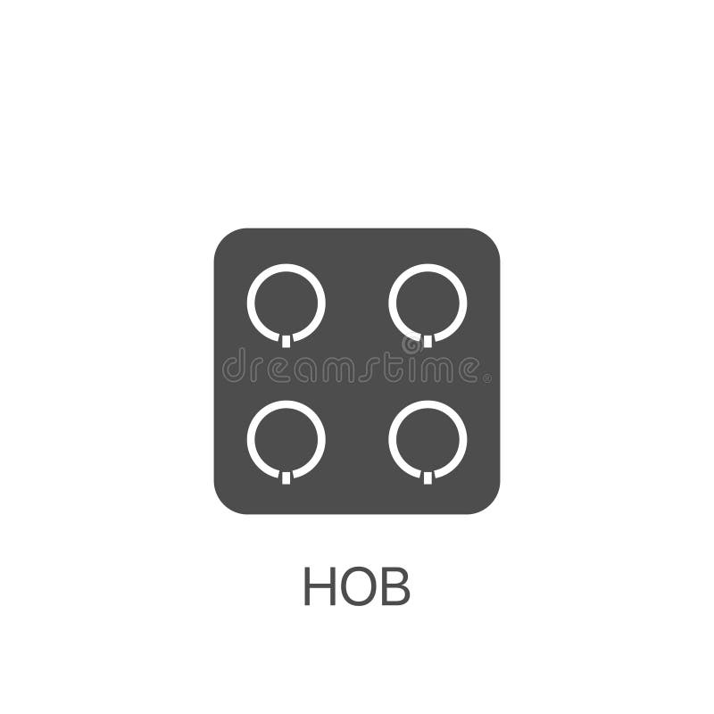 Hob Simple Vector Icon. Symbol for Web and Mobile Stock Vector ...