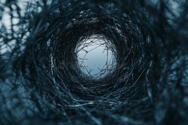 Thin Lines Intersect Chaotically in the Center, Forming a Perfect ...