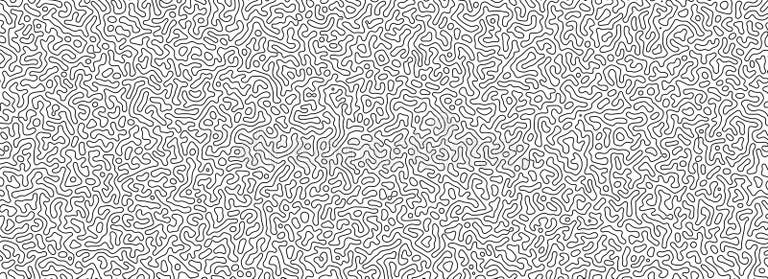 Thin Lines Texture. Abstract Turing Ornament Halftone Reaction ...