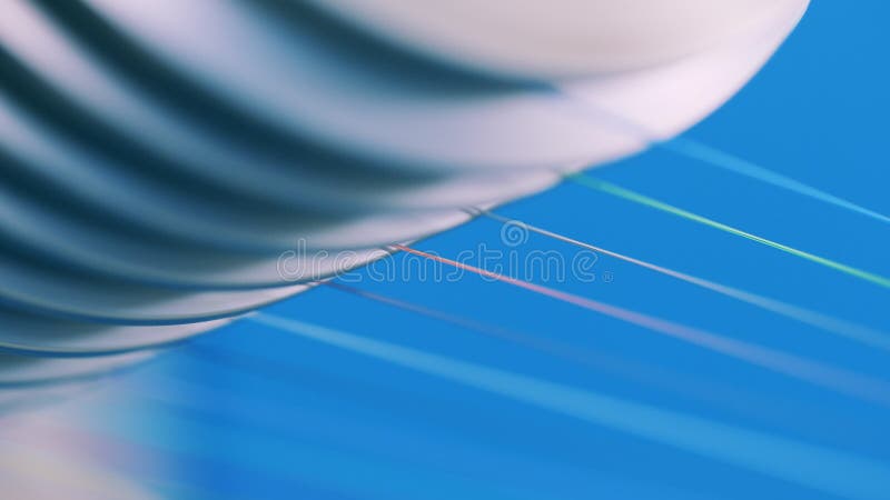 Electrical Thin Wires in a Fabric Winding To Improve Quality Stock ...