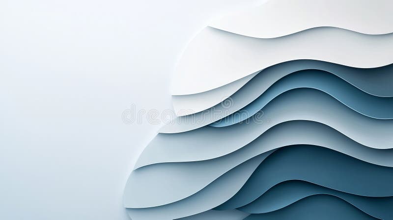 A Thin Ray of Light Penetrates the Gray Abstract Scene. Stock ...