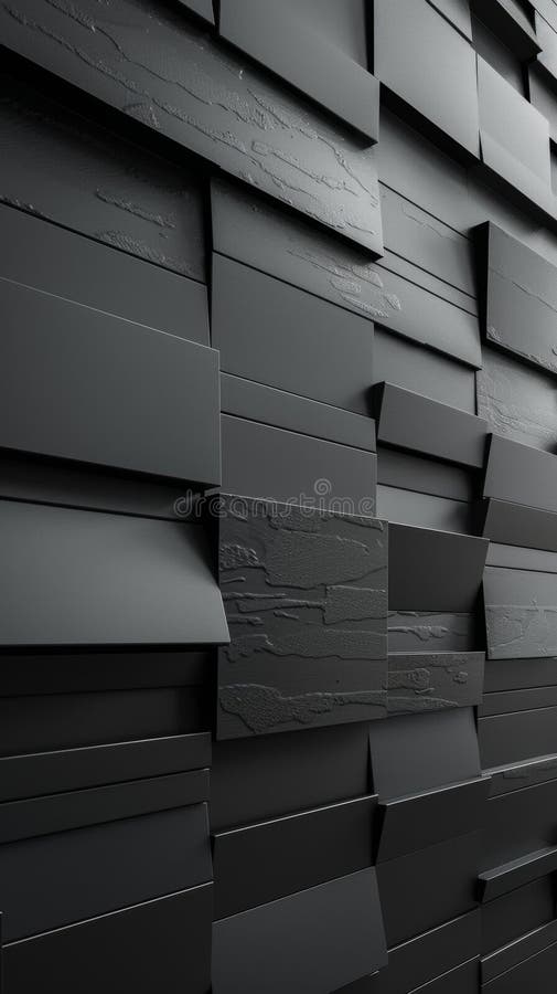 Thin Rectangular Tiles Arranged Horizontally Creating a Dynamic and ...