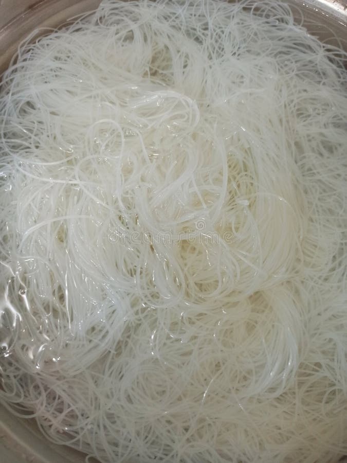 Thin Rice Noodle stock image. Image of water, rice, food - 179699317