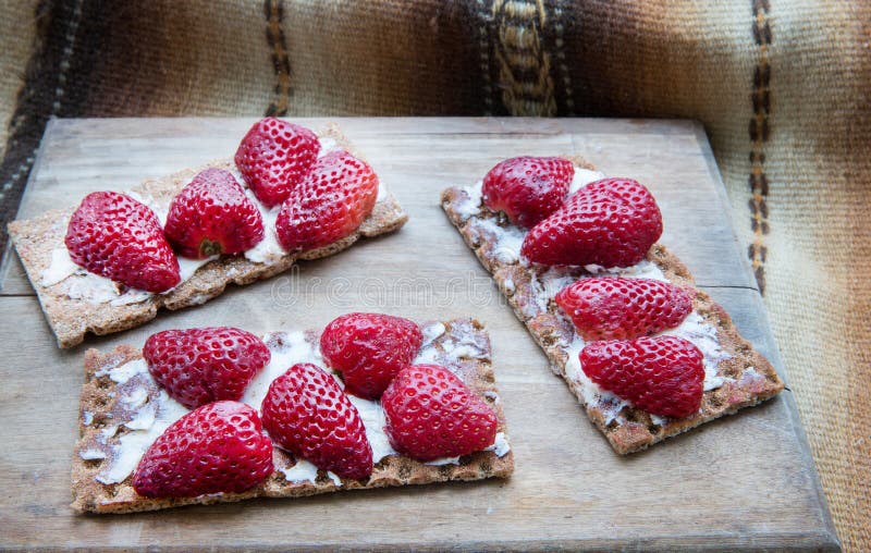 Thin rye crispbread stock image. Image of butter, desk - 149209671