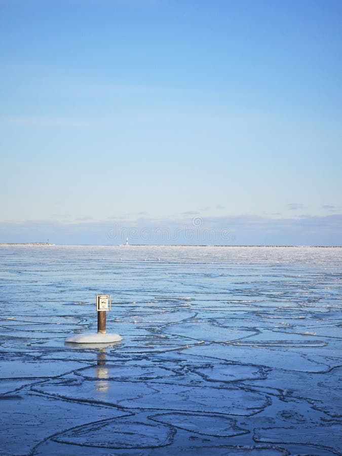 Thin Sheets of Ice in Ocean Stock Photo - Image of gradient, ocean ...