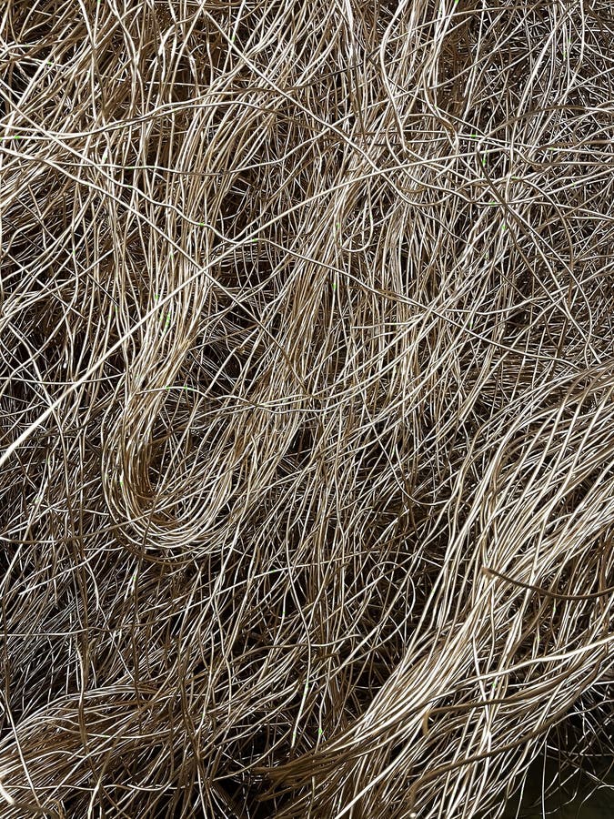 Thin Strands of Copper Wire in a Heap Ready for Recycling Stock Image ...