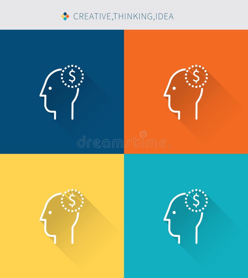 Idea. Modern Typography Design in Large Text with Creative People Team ...