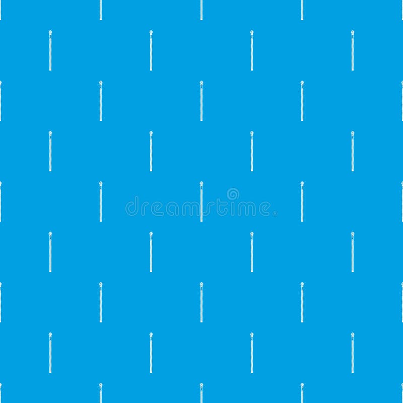 Thin Zip Pattern Vector Seamless Blue Stock Vector - Illustration of ...