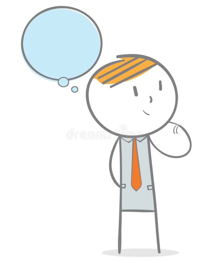 3D figure thinking stock illustration. Illustration of green - 13993357