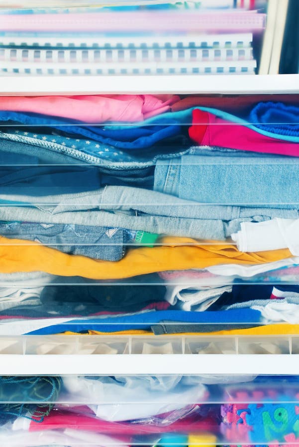 Things Packed Plastic Container Boxes Tower Stock Photo - Image of ...