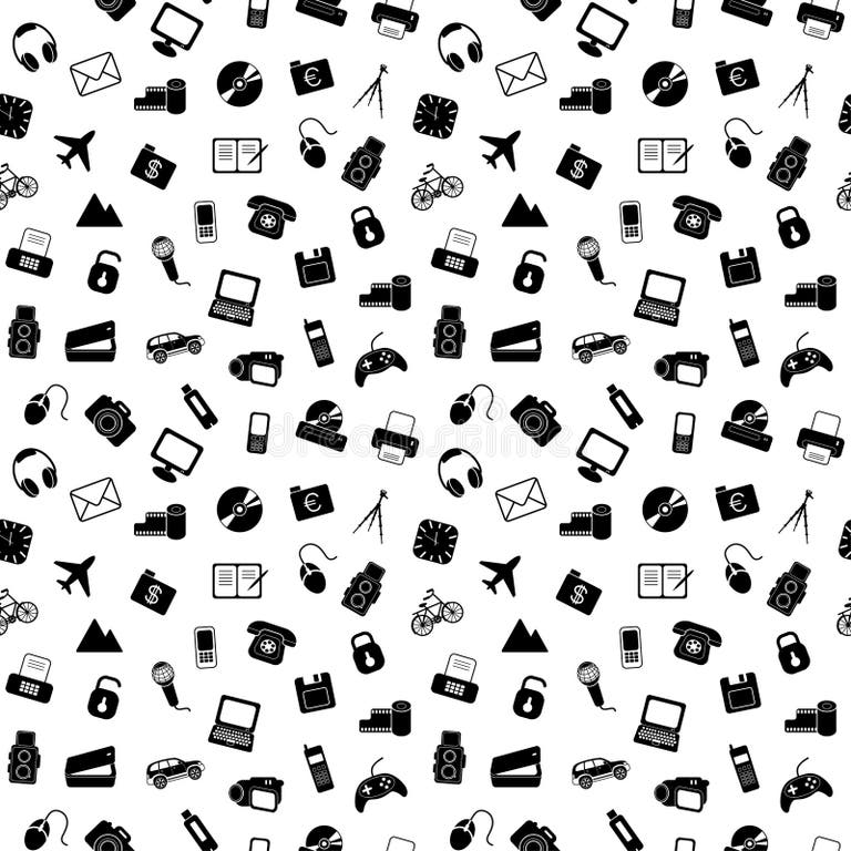 Scanner Seamless Pattern Stock Illustrations – 1,655 Scanner Seamless ...