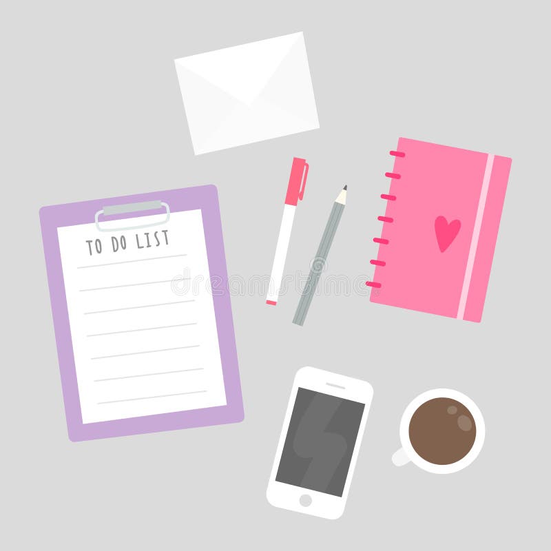 Things To Do List Paper Coffee Cup Stock Illustrations – 7 Things To Do ...