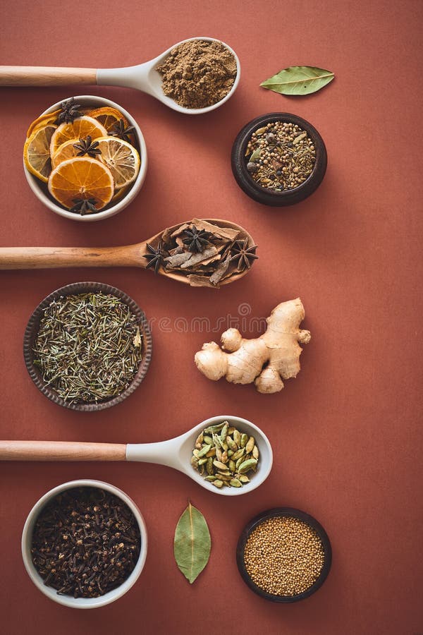 Things are about To Get Tantalising. an Assortment of Spices. Stock ...