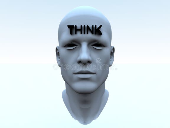 Think 21 stock illustration. Illustration of mouth, contrast - 1454120